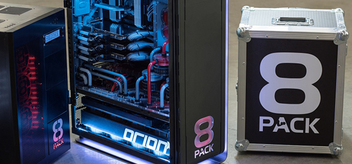 El 8Pack OrionX es un PC de 30 000 dólares con placas base X99 y Z270 y ...