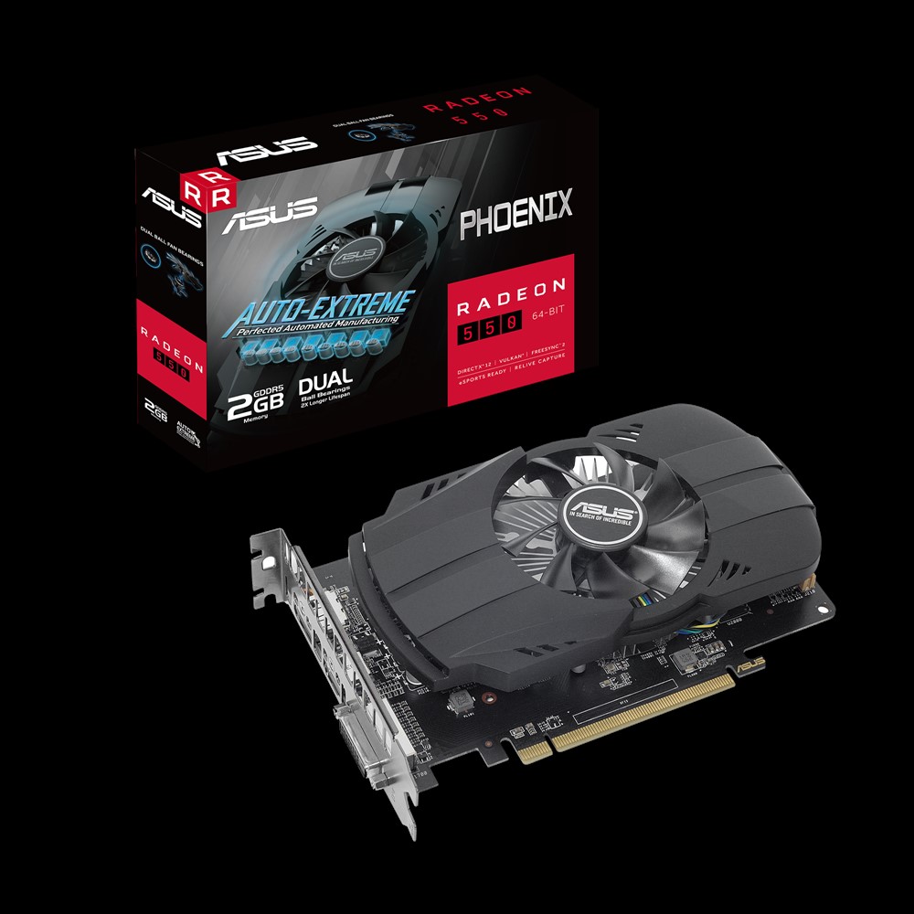 ASUS Radeon 550 Phoenix 2G: características, especificaciones y precios ...