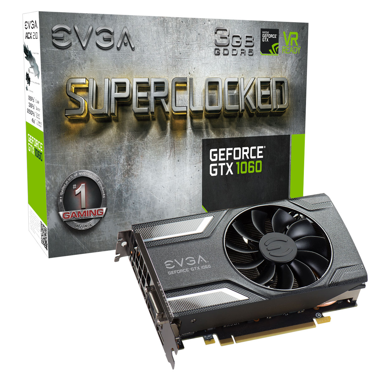 EVGA GeForce GTX 1060 3G SC (03G-P4-6162-KR): características ...