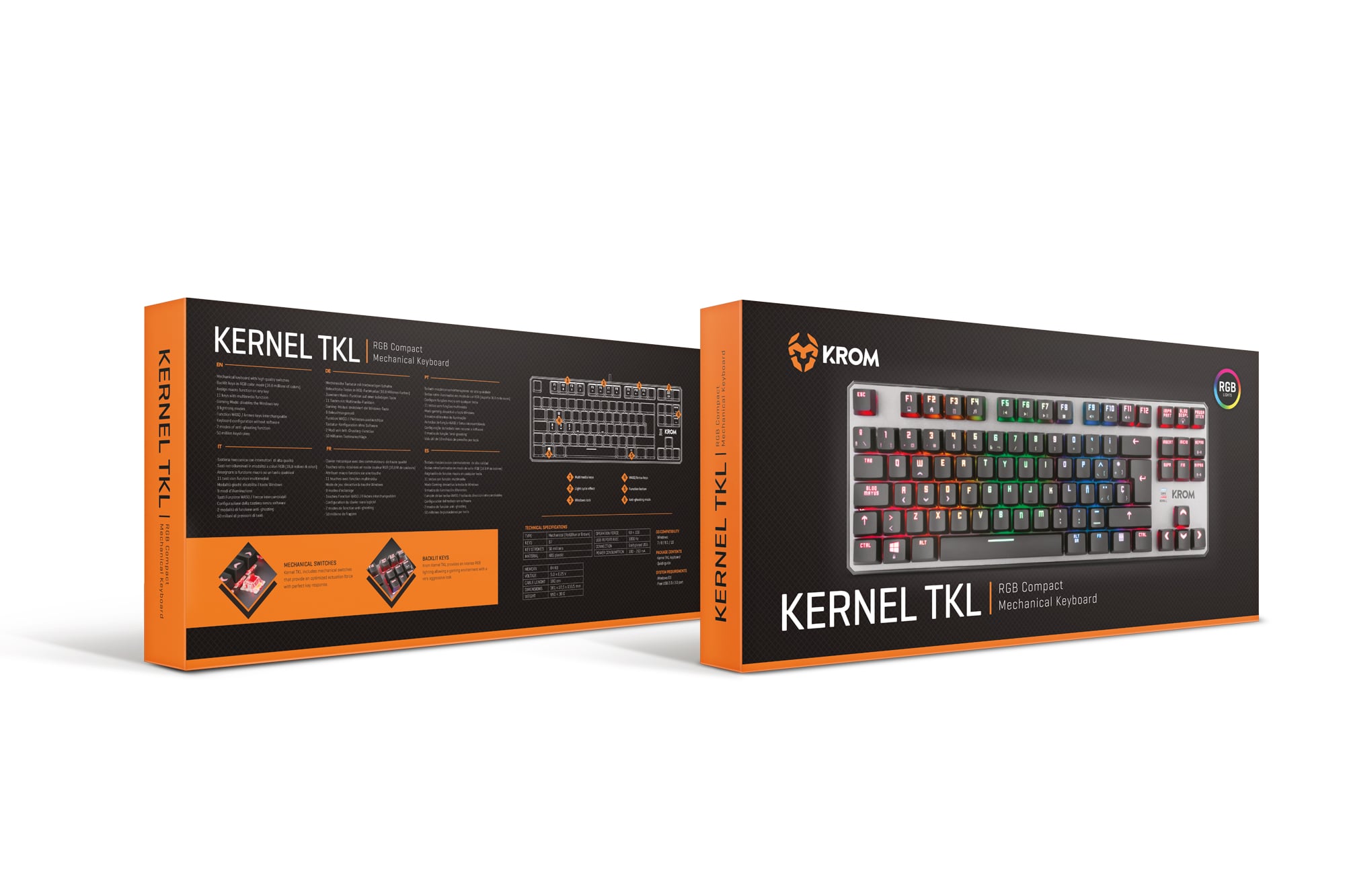 Krom Kernel TKL: características, especificaciones y precios | Geektopia