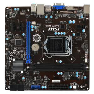 MSI H81M-E33: características, especificaciones y precios | Geektopia