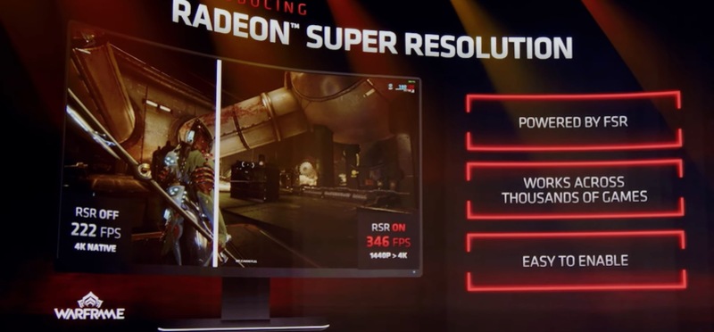 AMD anuncia Radeon Super Resolution, FSR metido directamente en los ...