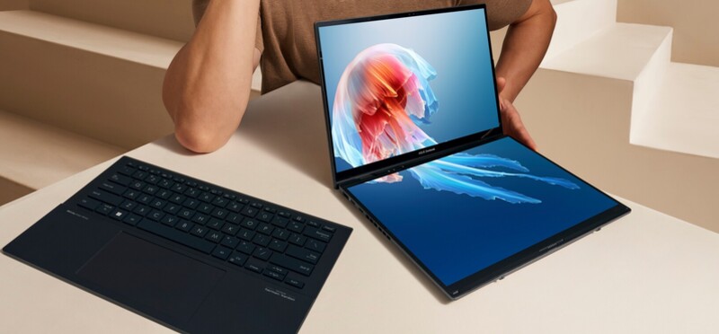 ASUS renueva el Zenbook Duo con dos pantallas OLED de 14˝ | Geektopia