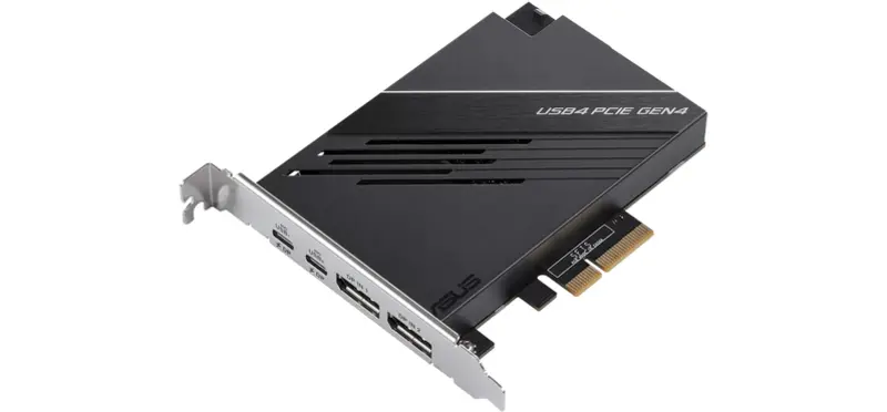 ASUS anuncia una tarjeta PCIe con dos USB 4 con carga de 60 W | Geektopia