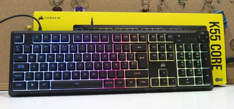 Análisis: Corsair K55 Core review en español | Geektopia