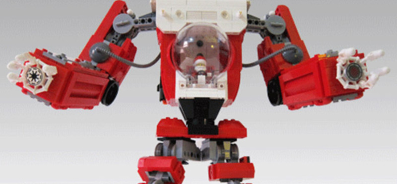 Un fan monta un Lego Santa Claus Mech (será para dar regalos a los ...