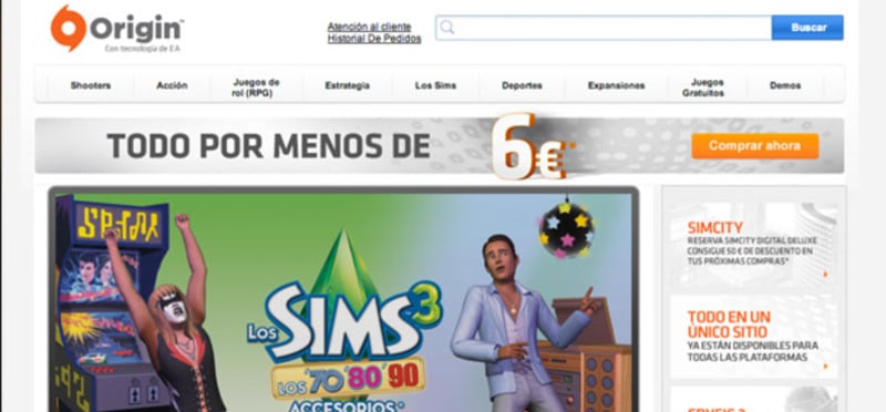 Electronic Arts sacará un cliente de su tienda Origin para Mac OS X ...