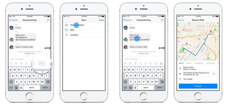 Ahora puedes solicitar tu Uber a través de Facebook Messenger | Geektopia