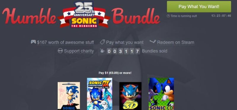 Este Humble Bundle de Sonic el erizo corre que se las pela | Geektopia