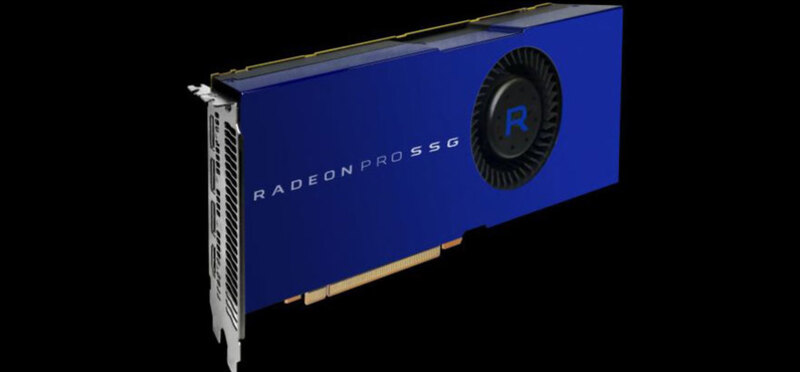 AMD presenta la Radeon Pro SSG, una tarjeta gráfica Polaris con SSD M.2 ...