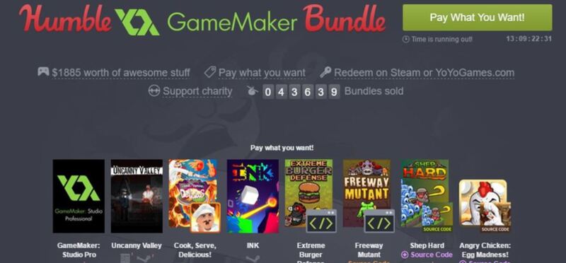 El nuevo Humble Bundle trae pocos juegos, pero te ayudará a crear muchos más | Geektopia