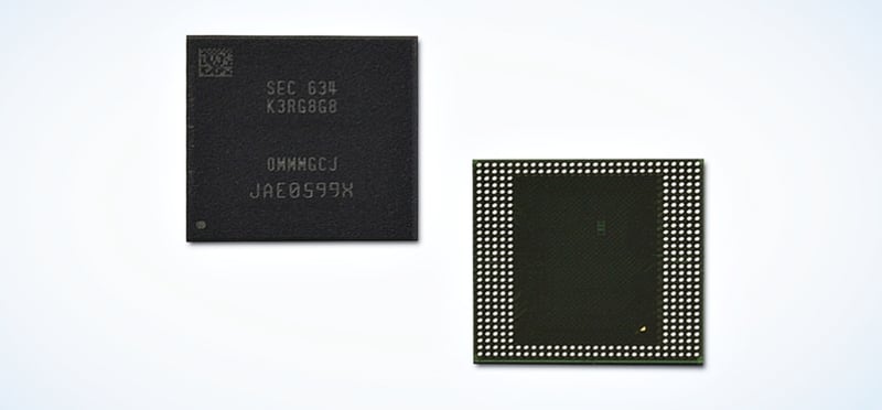 Samsung crea el primer paquete de 8 GB LPDDR4-4266 con su proceso de 10 ...
