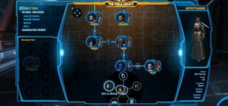 SWTOR: Vídeo explicativo del sistema de Legado (Legacy System) | Geektopia
