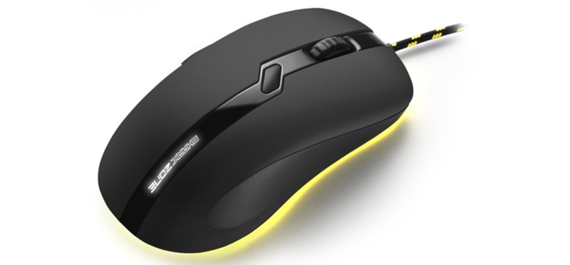 Sharkoon Shark Zone M52, ratón para juegos con iluminación RGB y sensor ...
