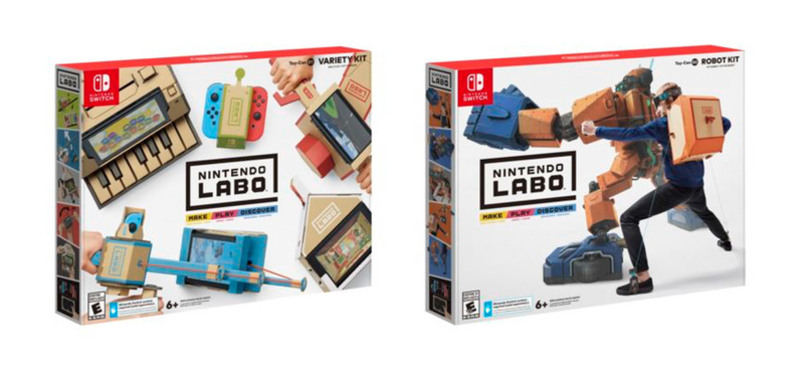 Nintendo crea juguetes de cartón para montarlos y utilizarlos con la ...