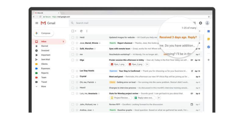 Google anuncia un rediseño de Gmail con nueva interfaz, mensajes ...