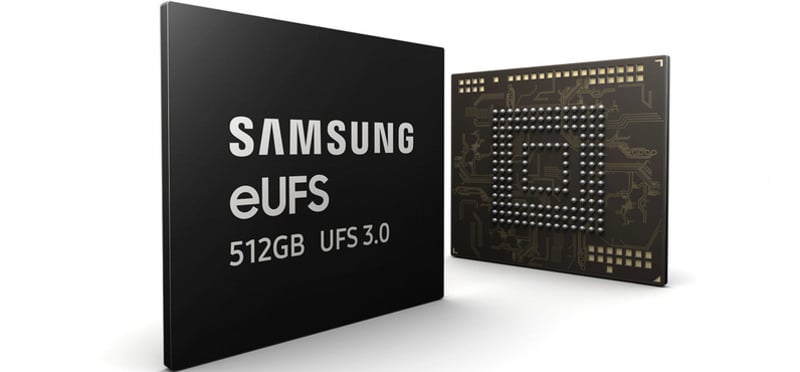 Samsung empieza la producción de chips de memoria UFS 3.0 de 512 GB ...