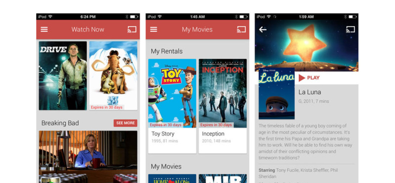 Llega a la App Store la aplicación Google Play Movies & TV | Geektopia