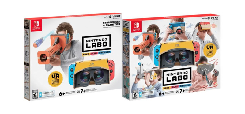 Nintendo presenta un producto de realidad virtual para la Switch ...